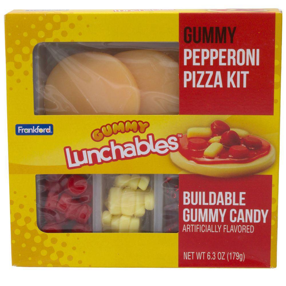 Lunchables Gummy Pepperoni Pizza Kit 6.3oz – Bruce's Candy Kitchen