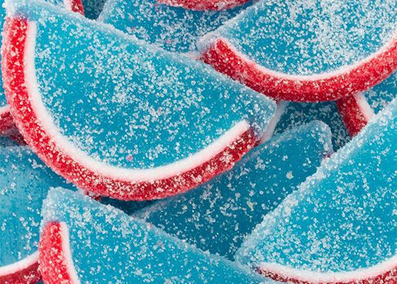 Fruit Slices Blue Raspberry – Bruce's Candy Kitchen