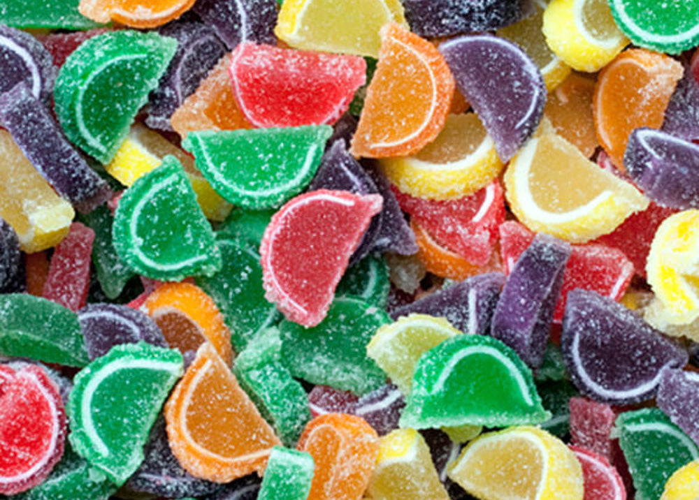 lemon fruit slice candy