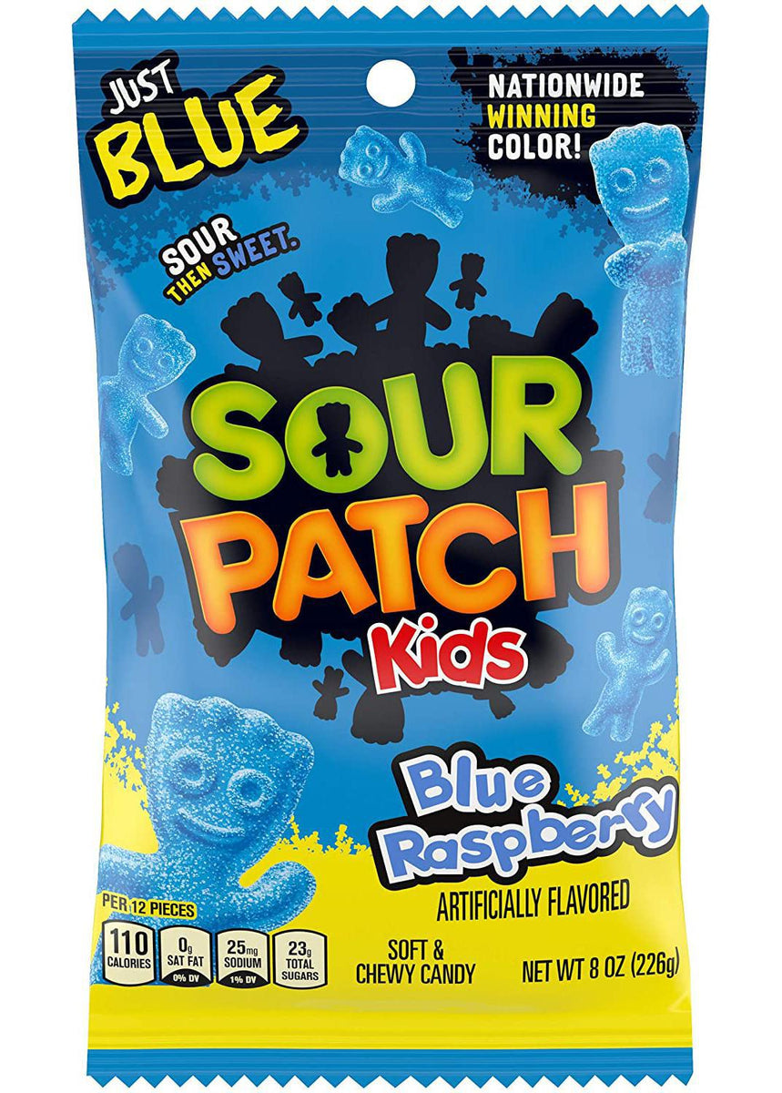 Sour Patch Kids Blue Raspberry 8oz Bag – Bruce's Candy Kitchen