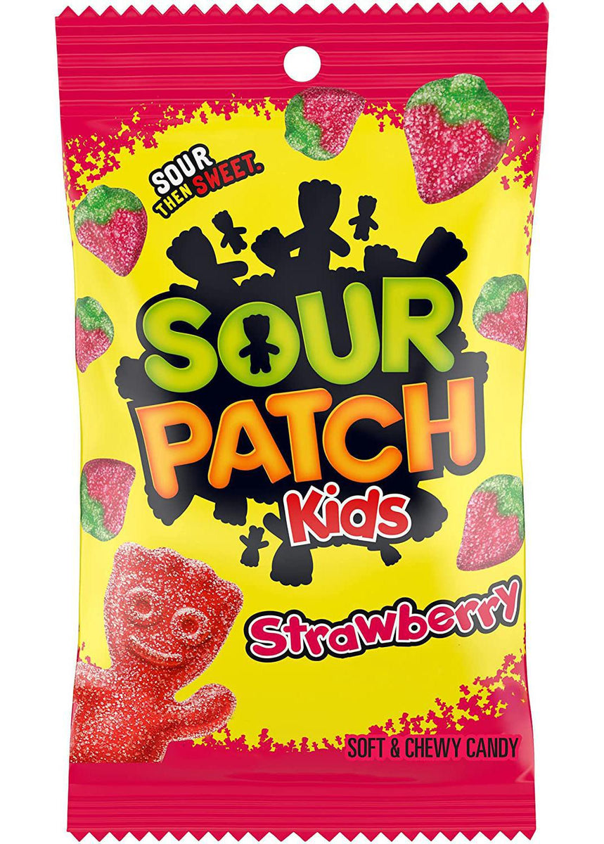 Sour Patch Strawberries 8oz Bag – Bruce's Candy Kitchen