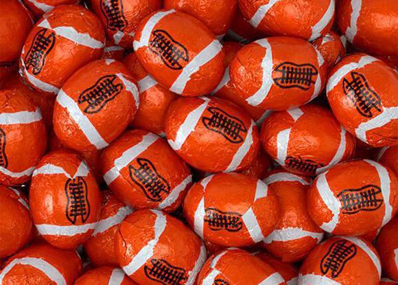 Chocolate Footballs – Bruce's Candy Kitchen
